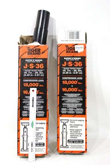 Tiger Brand Jack Post Super "S" Series J-S-36 - Two Jack Posts ...