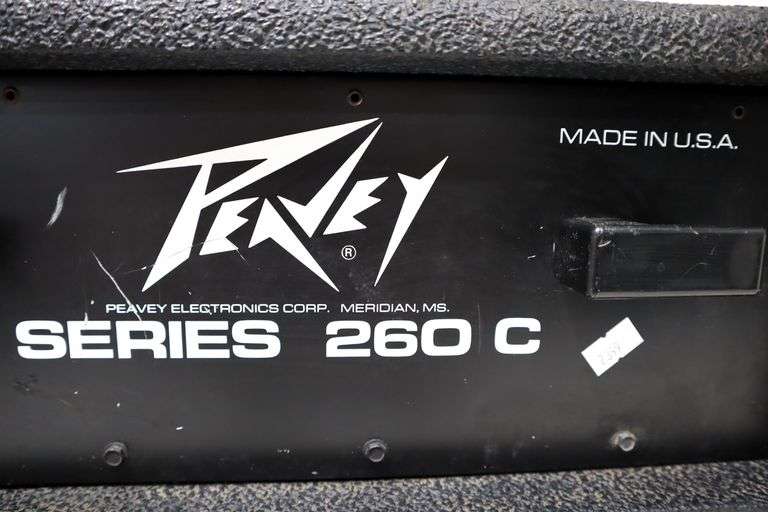Vintage Peavey Series 260 C 400 Watt Monitor Amplifier - Bunting Online ...