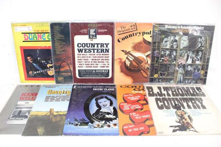 LP Record Collection. Titles include Welcome to Columbia Country ...