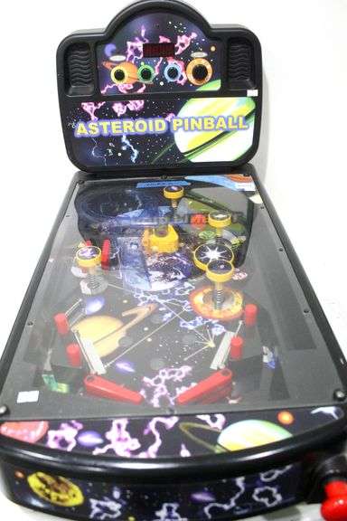 Asteroid Pinball Machine 29 x 19 x 20 - Consignor contributes "Works ...