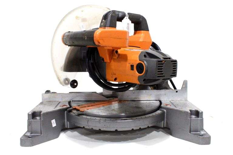 R4110 Ridgid 10" Miter Saw with Adjustable Laser - Bunting Online Auctions