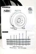 NBK Motors 6" Inline Fan Model NBKM-6 T5 U - Bunting Online Auctions