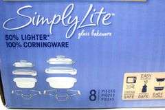 Corning Ware Simply Lite Glass Bakeware - Bunting Online Auctions