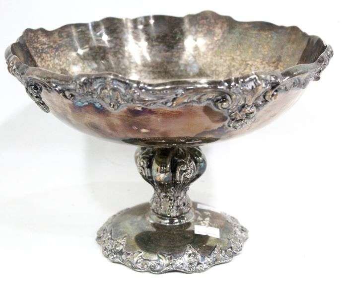 "The Country Club Birmingham 1972" Personalized Footed Silver Compote ...