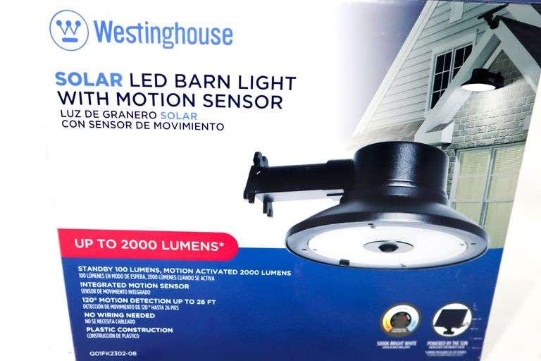Westinghouse Solar LED Barn Light With Motion Sensor BACK LEFT WALL ...