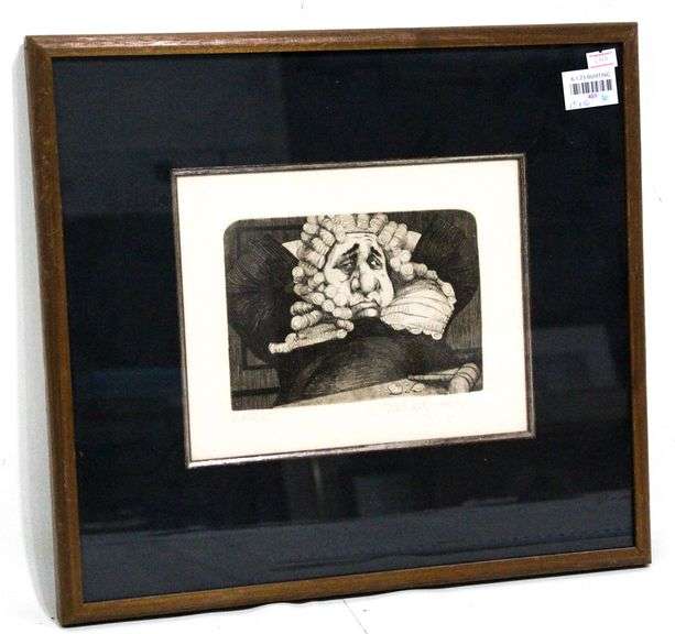 Charles Bragg - "Judge / Spider Series" - Duotone Art Print Signed in ...