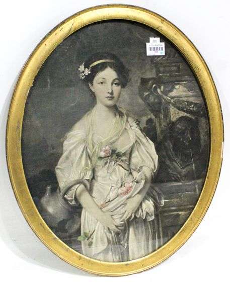 The Broken Pitcher - by L. Nicolas After Jean Baptiste Greuze - Vintage ...