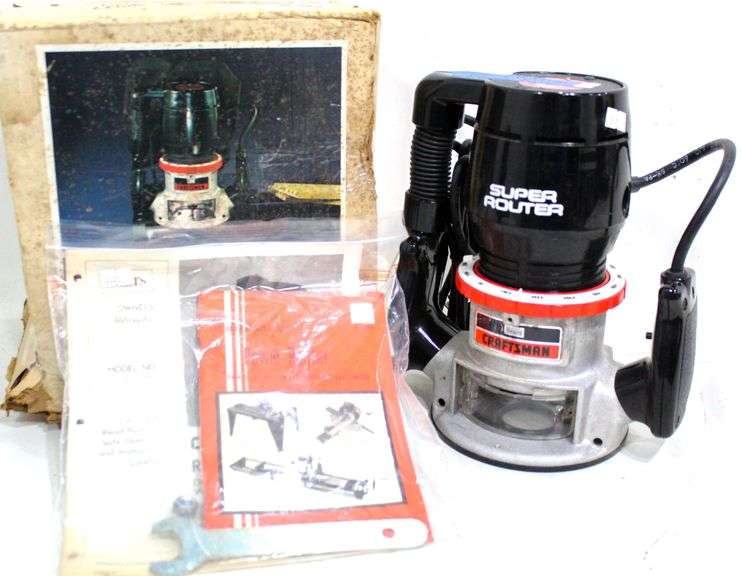 Sears Craftsman Super Router 1/2 HP Model 315.17400 1.5 HP with built ...
