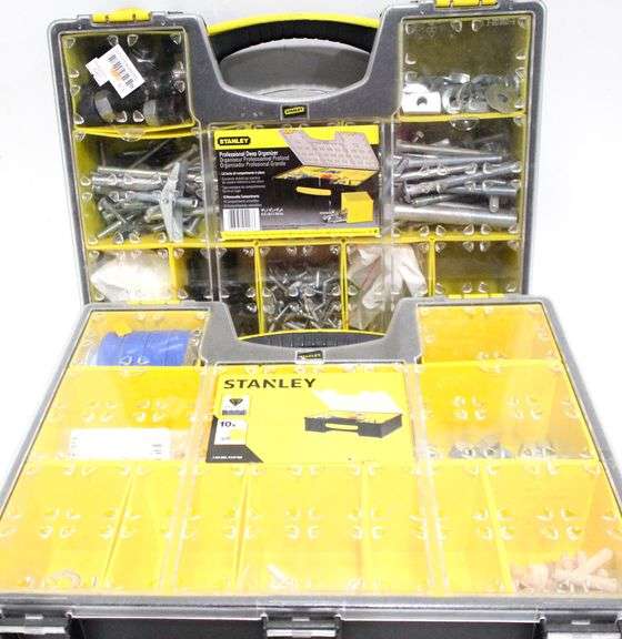 Stanley Organizer Case with Fasteners and Other - Bunting Online Auctions