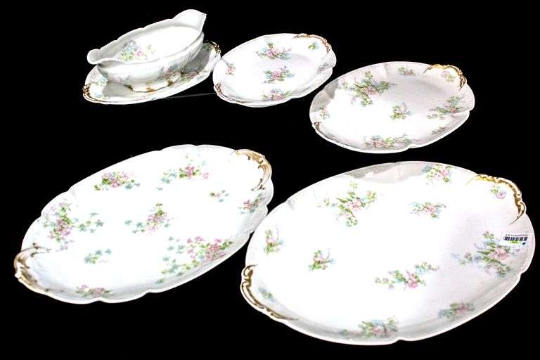 Vintage CH Field Haviland GOA France~Bone China~Limoges Floral Pattern ...