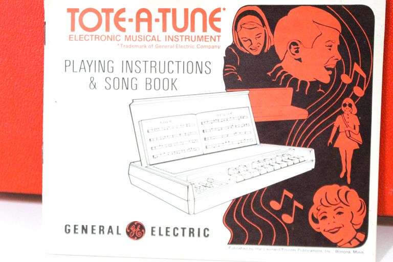 1971 General Electric TOTE-A-TUNE Toy Piano Organ Synth Circuit Bent ...