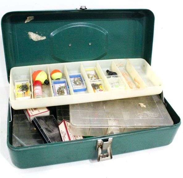Vintage 1950s Victor(Atco-Lititz, PA) Fishing Tackle Box with ...
