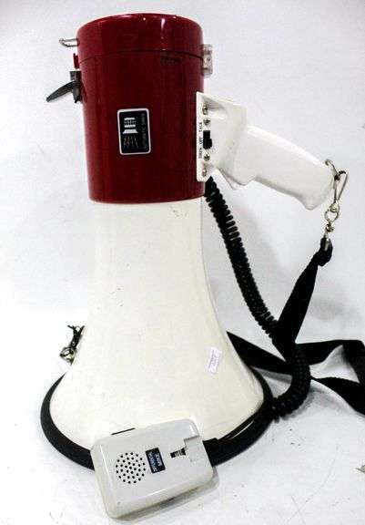 Transistor Megaphone with differential Mike. - Bunting Online Auctions