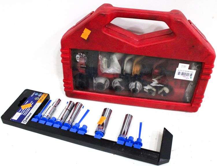 Mac Tools Master Disconnect Set in Case - and - Kobalt Sockets Drives ...