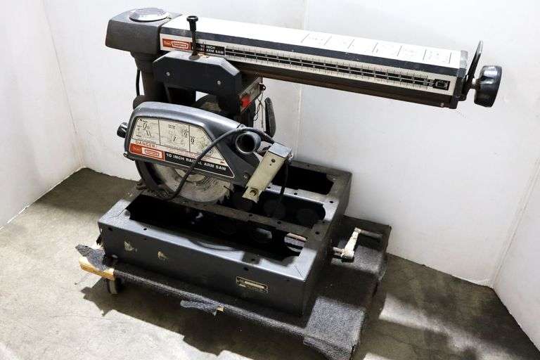 Craftsman 10 inch Radial Arm Saw - Bunting Online Auctions