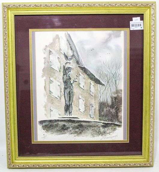 Paul Scarborough (1944-2014) - Signed Watercolor Artist Proof Print ...