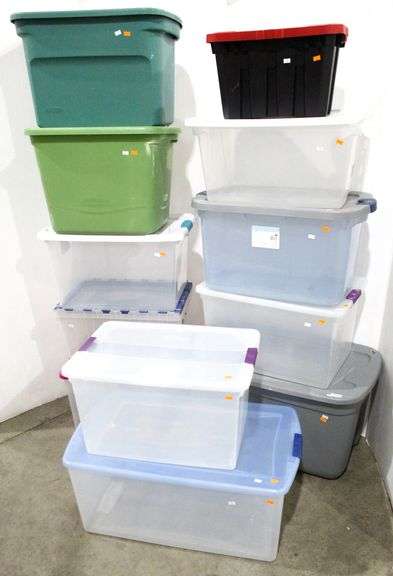 Storage Tubs with Lids - Bunting Online Auctions