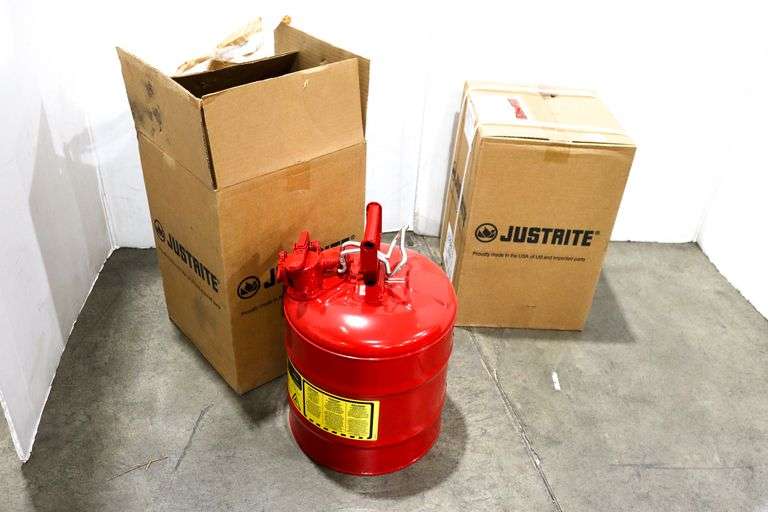Justrite Safety Can - Flammable Liquids Storage Cans , NEW in the box ...