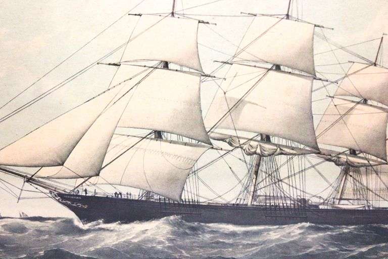 Vintage Nautical Prints by Foster, William; Dutton, Thomas Goldsworthy ...