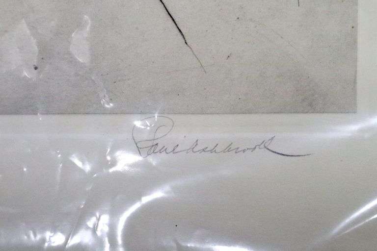 Signed by the Artist Paul Ashbrook Etchings "Chess" and "The Riff ...