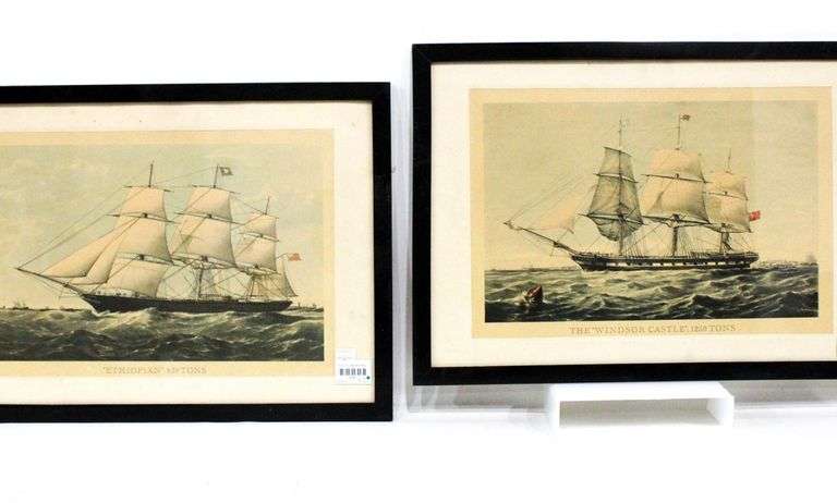 Vintage Nautical Prints by Foster, William; Dutton, Thomas Goldsworthy ...