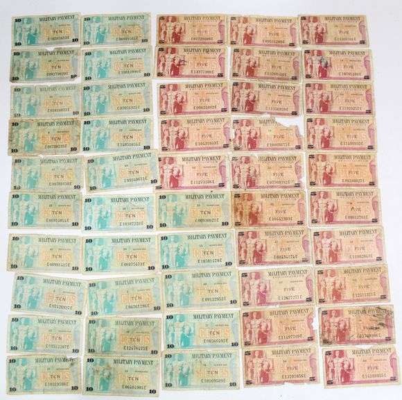 Korean War Vintage US Military payment scrip , Series 692 ...