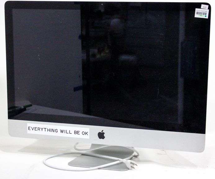 Apple I-Mac Computer. Model No. A1312 100 - Serial No. D25GX42FDHJP ...