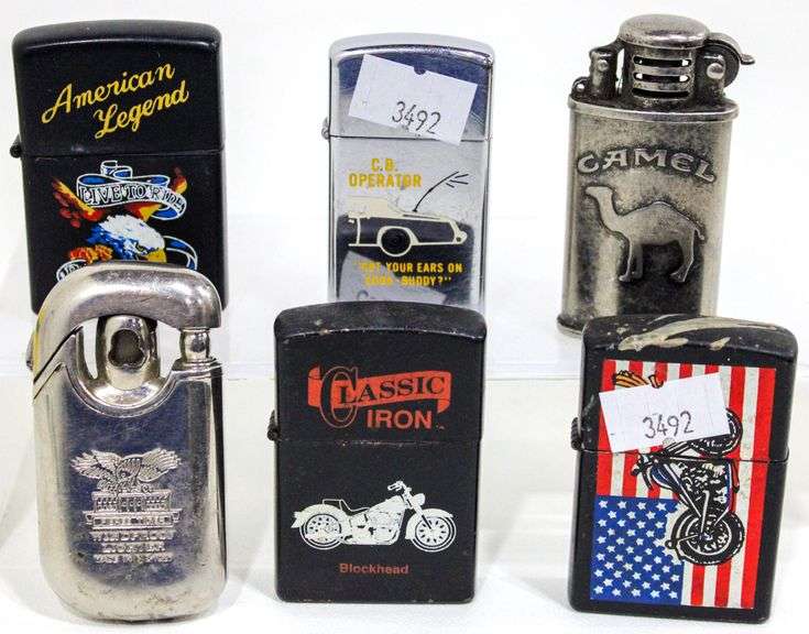 Lighter Collection includes Classic Iron, American Legend, Fieree Tiger ...