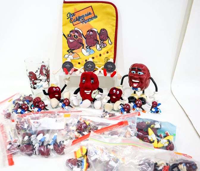 Collection of California Raisins Memorabilia - Bunting Online Auctions