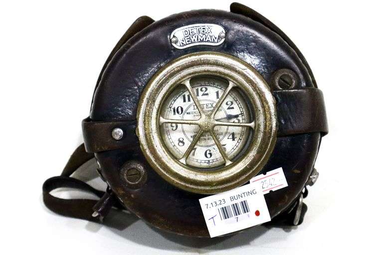 Detex Newman Watchman Security Guard Time Clock - Bunting Online Auctions