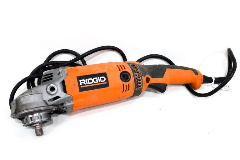 RIDGID 15 Amp Corded 7 in. Twist Handle Angle Grinder-R10202 - Bunting ...