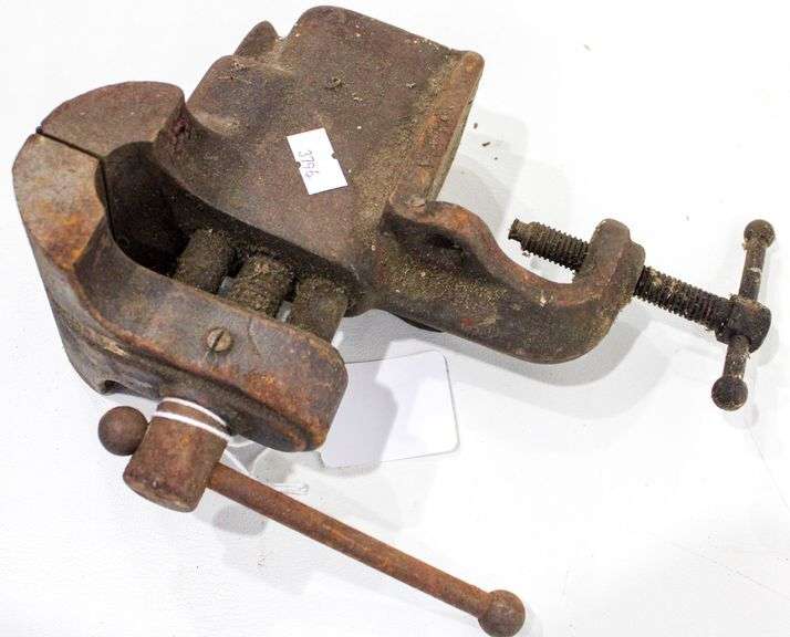 Vintage Bench Vise - Hobby Craft Jeweler Gunsmith Side Mount Bench Vice ...