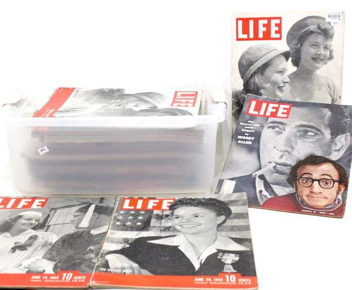 Vintage "Life" Magazine Collection - 1942 and Other Years - Bunting ...