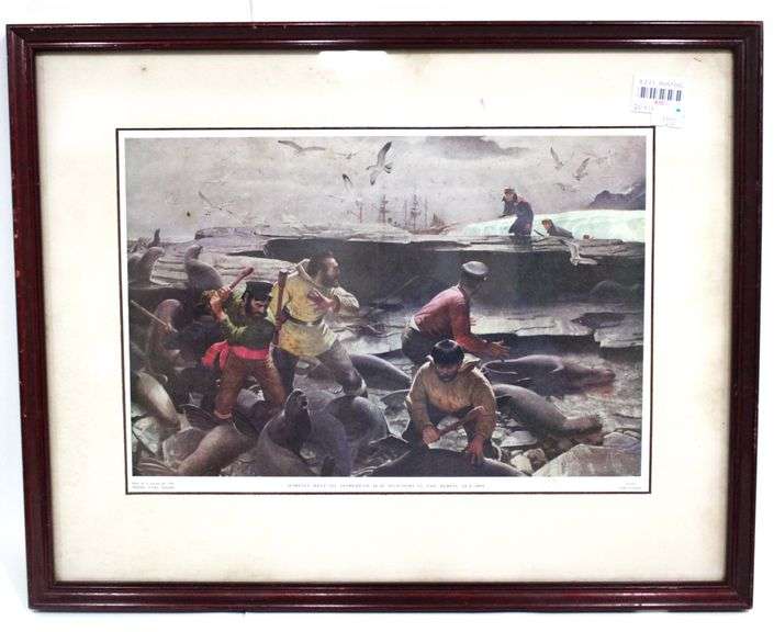 "Marines Help to Apprehend Seal Poachers in the Bering Sea - 1891" - by ...