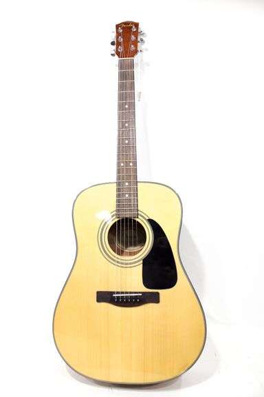 Fender DG-8S Dreadnought Acoustic Guitar - Fender 6 string acoustic ...