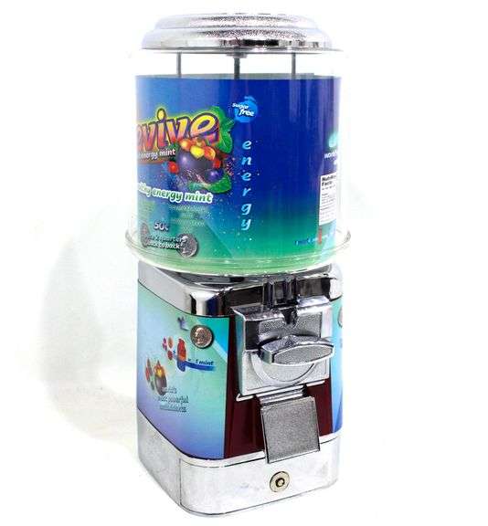 Revive Energy Mint Vending Machine QQ - Bunting Online Auctions