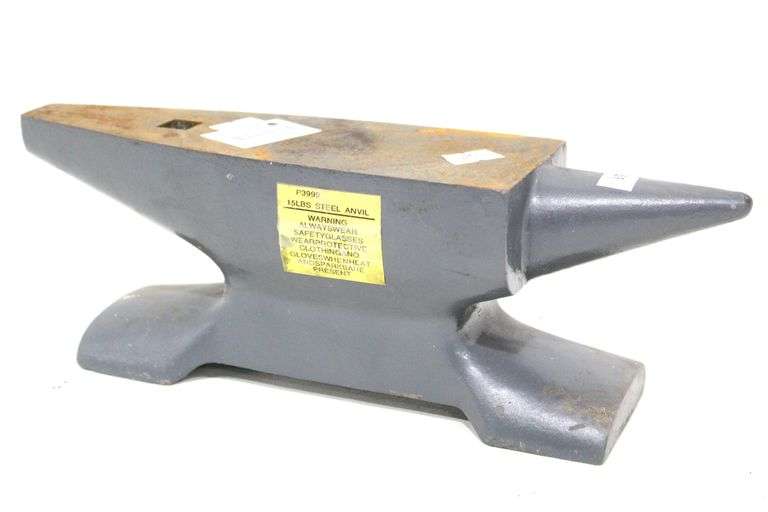 P3999 15 lb Steel Anvil - Bunting Online Auctions