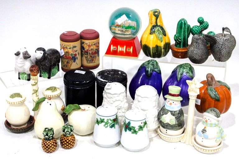 Eclectic Fun Salt and Pepper Shaker Collection - Seasonal, Souvenir and ...
