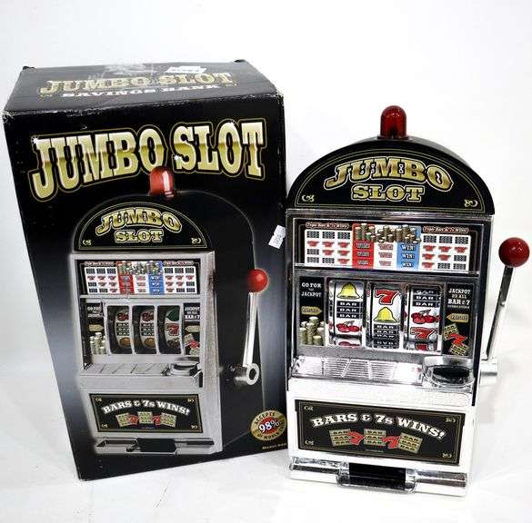Jumbo Slot Machine Savings Bank - Bunting Online Auctions
