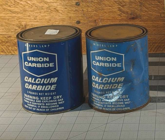 2 CANS OF CALCIUM CARBIDE - Bid On Estates Auction Services