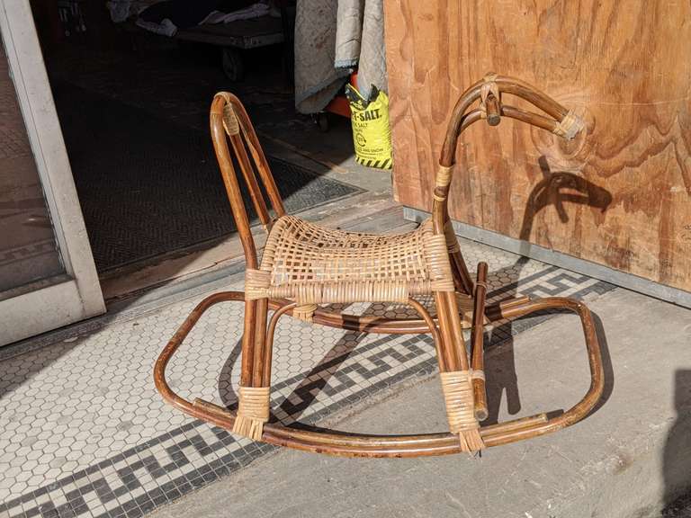 AMISH MADE BENTWOOD ROCKING HORSE - Bid On Estates Auction Services