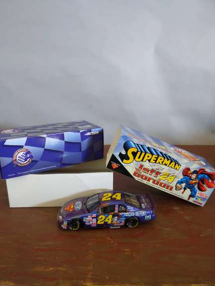 Jeff Gordon Superman Race Car Model - Bid On Estates