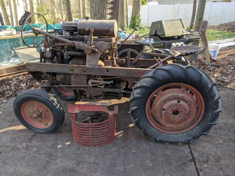 Antique Farm Tractor plus Extra Engine - Bid On Estates Auction Services