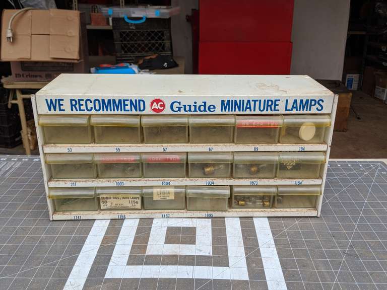 AC Automotive Bulb Storage Unit - Bid On Estates Auction Services