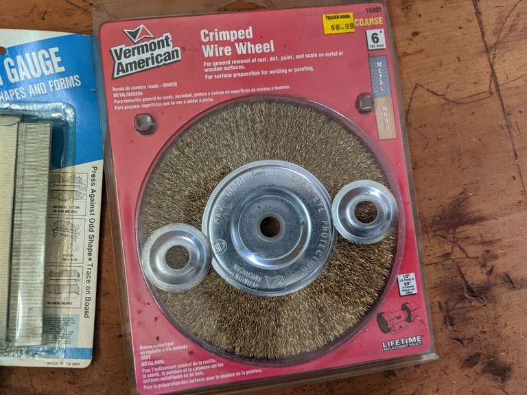 wire wheel, buffing compound, contour gauge, Dremel accessories - Bid ...