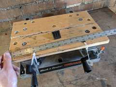 compact benchtop workmate with tilt function - Bid On Estates Auction ...