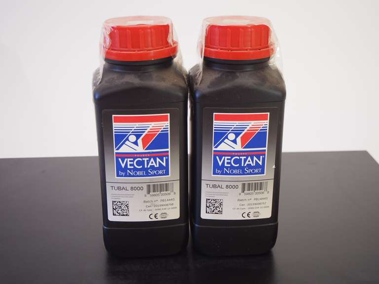 2x of 1 lb Jars of Vectan Tubal 8000 Gun Powder - Bid On Estates