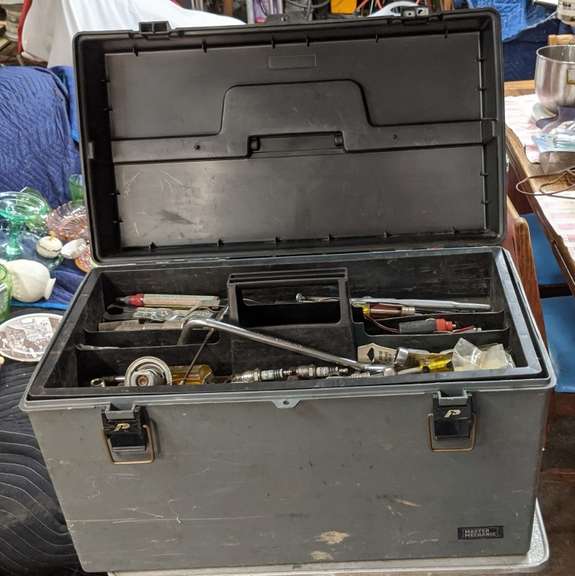 Tool Box with Compression Testing Tools - Bid On Estates