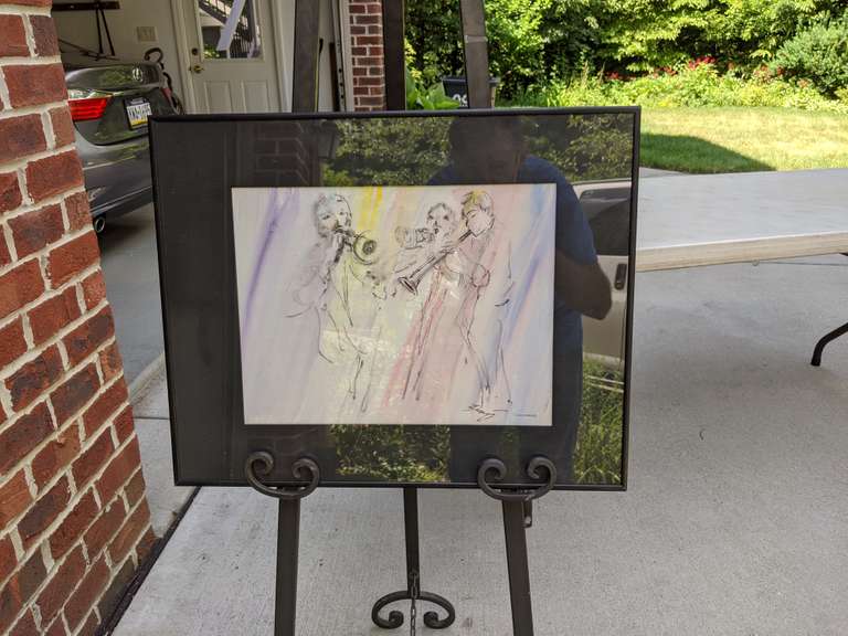 Watercolor Painting / Sketch, signed (Robert) Vantrease - Bid On ...