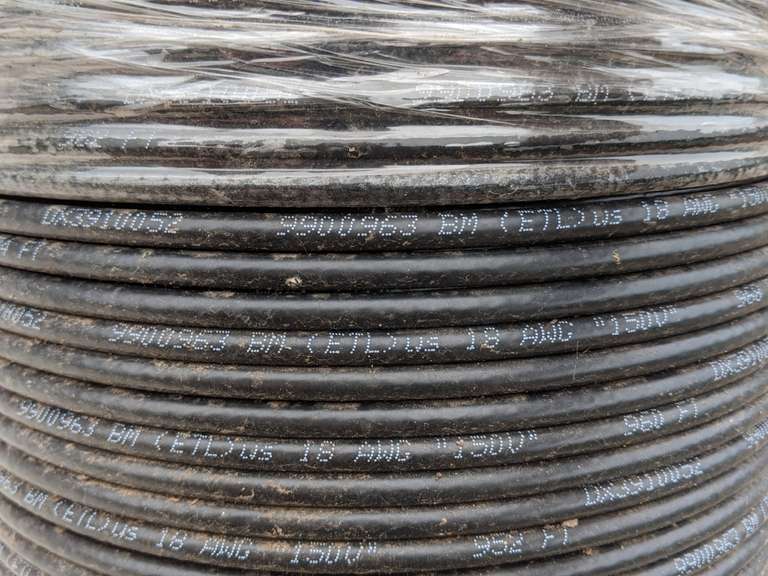 Roll of 18 AWG 150v Cable - Bid On Estates Auction Services